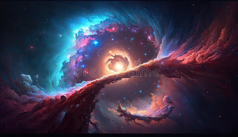 Galaxy Milky Way Stars Other Dimension Cloud Space Explosion Background ...