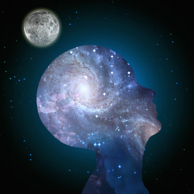 Galaxy Mind Art stock illustration. Illustration of fantasy - 263731277