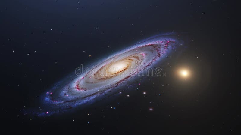 Galaxy Moving in Ultra HD Space Stock Video - Video of plasma, flight ...