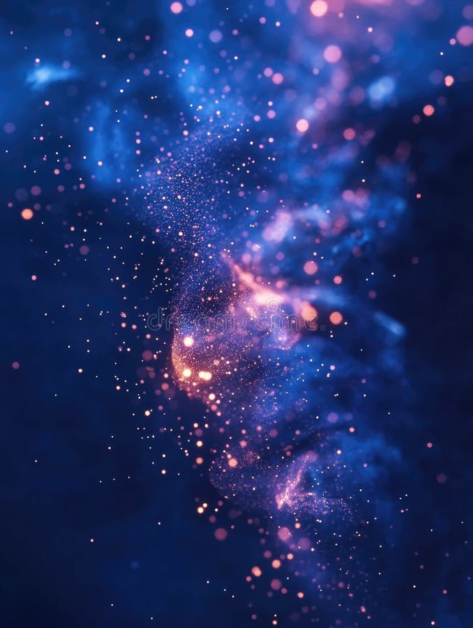 Galaxy Nebula in Deep Space Stock Photo - Image of explosion, deep ...