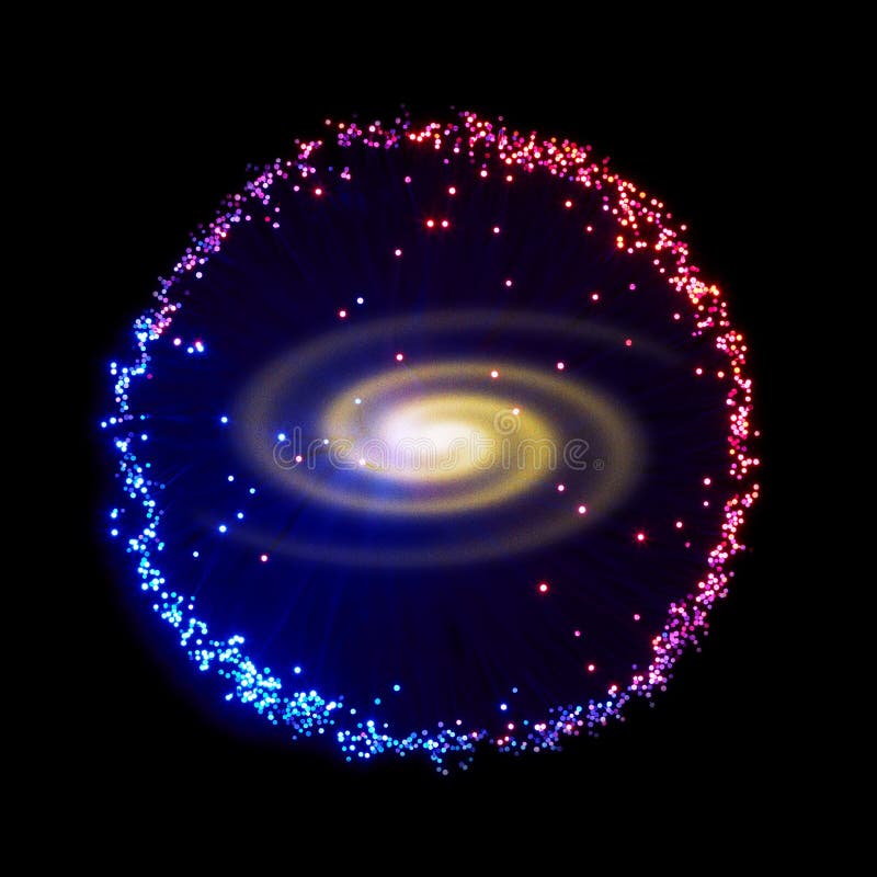 Galaxy stock illustration. Illustration of leds, astronomy - 93292920