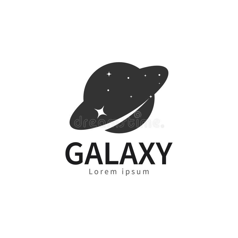 Galaxy Planet Logo and Symbol Icon Design Stock Vector - Illustration ...