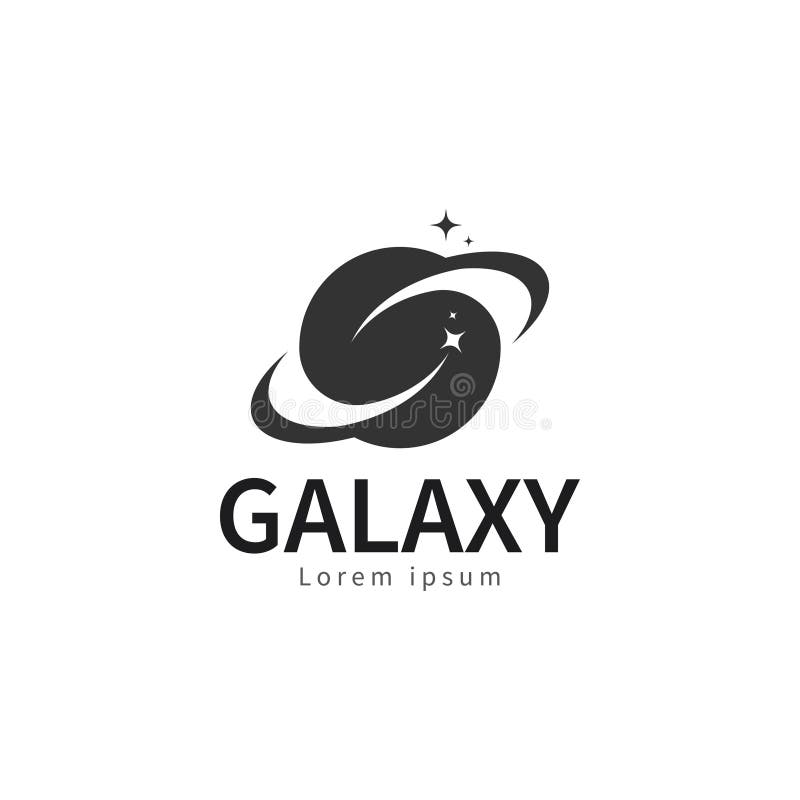 Galaxy Planet Logo and Symbol Icon Design Stock Vector - Illustration ...