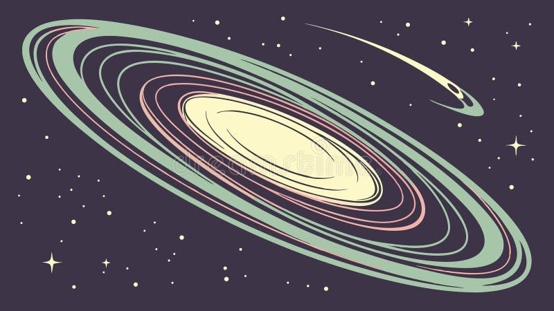 Galaxy with Planets, Cosmic Scene, Universe View, and Space Exploration ...