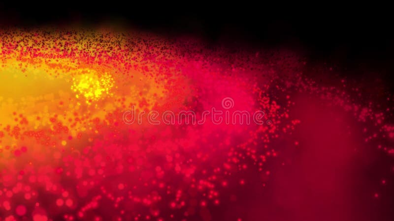 Galaxy Red, Spinning Clockwise, Bright Round Particles Stock ...