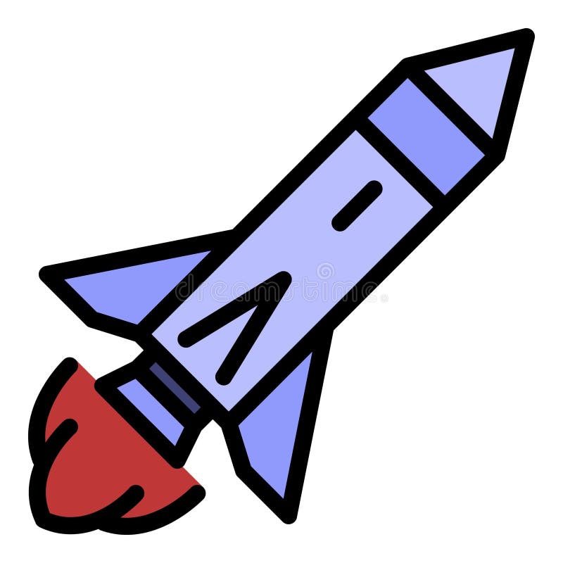 Rocket Toy Icon Vector Flat Stock Illustration - Illustration of ship ...