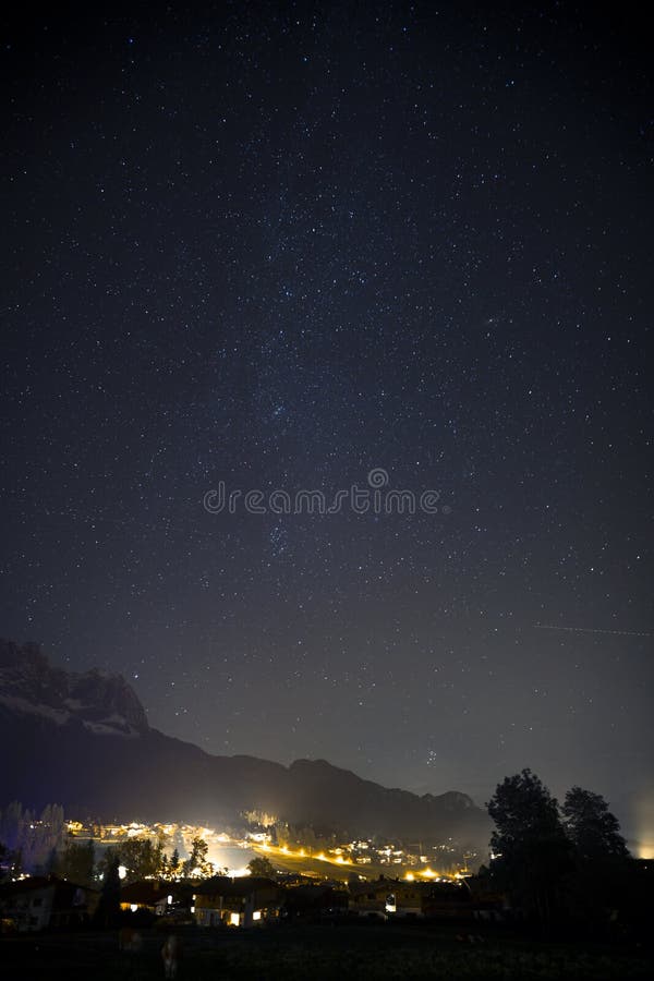 Galaxy Sea of Stars at a Clear Sky Night Stock Image - Image of lots ...