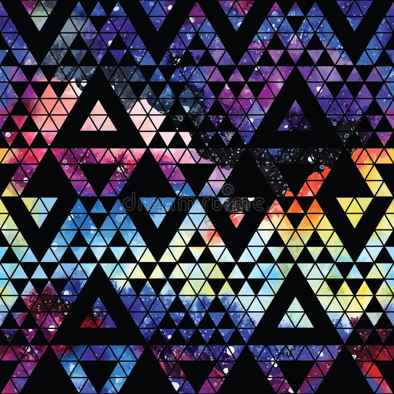 Galaxy seamless pattern. stock vector. Illustration of galaxy - 61081143