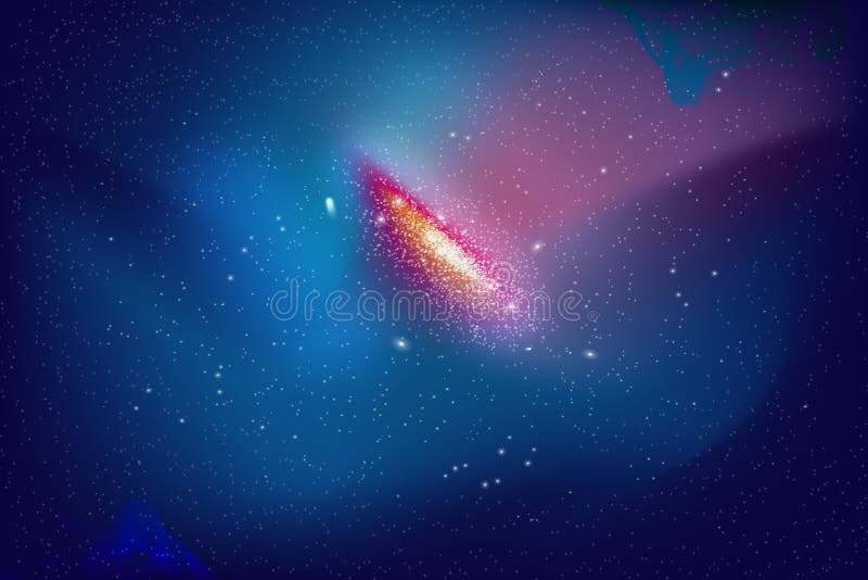 Galaxy stock illustration. Illustration of light, glow - 54541455