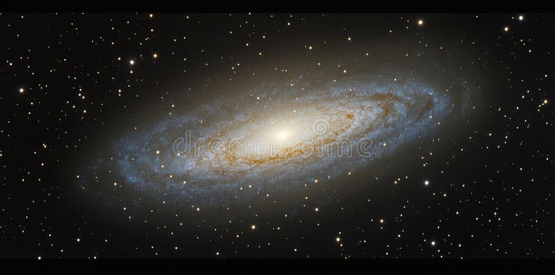 Galaxy Shines Brightly Deep Space Cosmic Dust Star Clusters Galactic ...