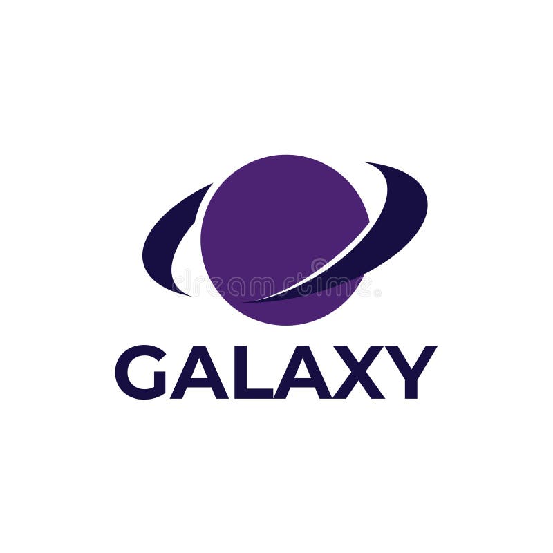 Galaxy Solar System Logo Design Stock Vector - Illustration of network ...