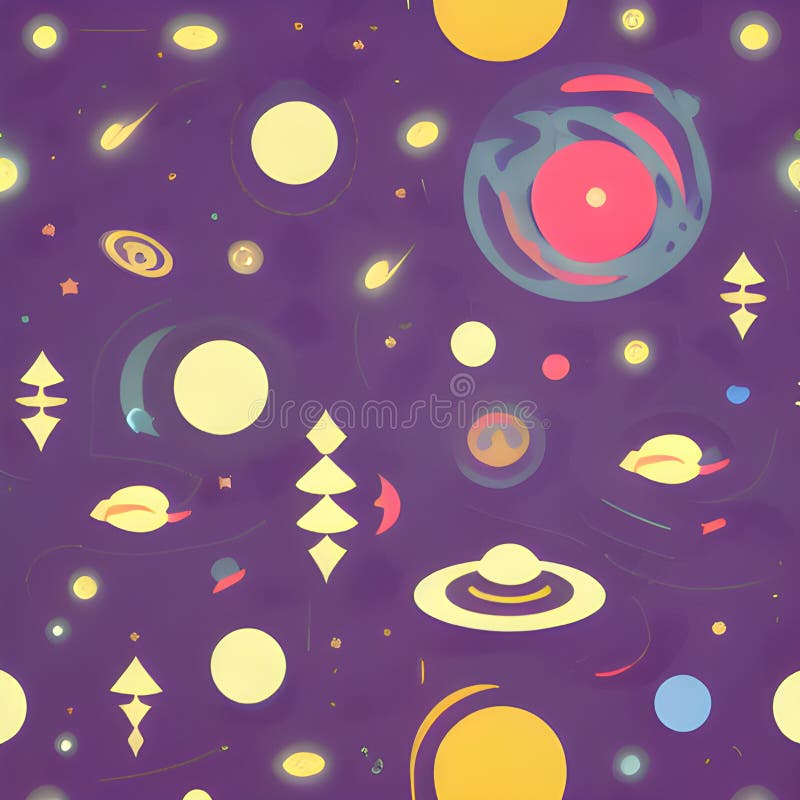Galaxy Space Draw Abstract Background, Nebula Light Sky, Random Element ...