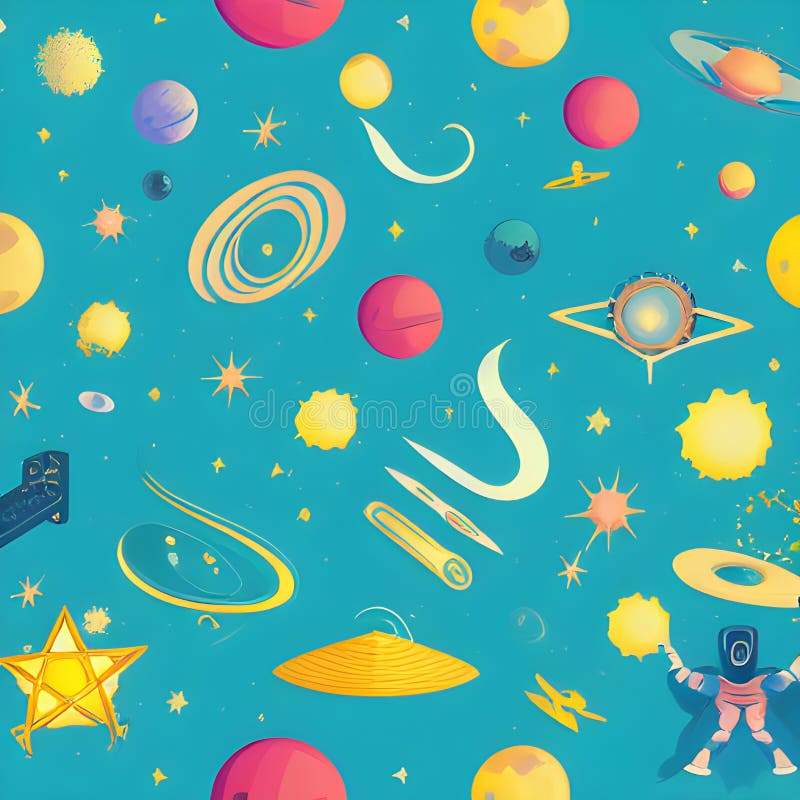 Galaxy Space Draw Abstract Background, Nebula Light Sky, Random Element ...