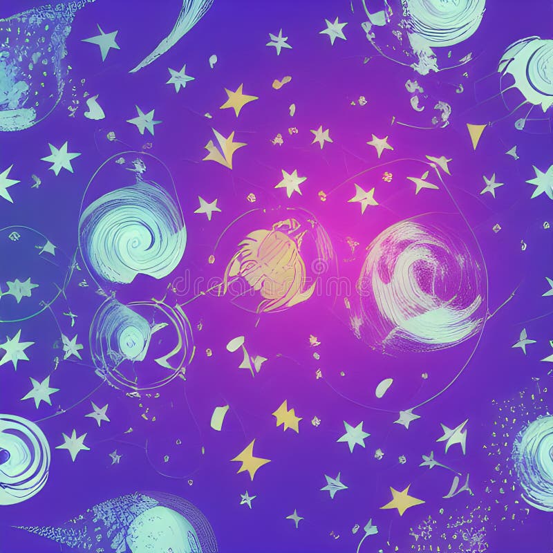 Galaxy Space Draw Random Background, Nebula Light Sky, Abstract Element ...