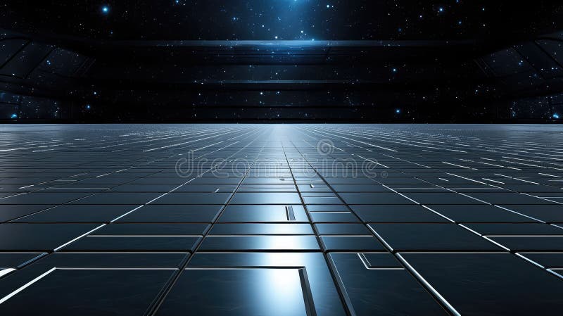 Galaxy Space Floor Background Stock Illustration - Illustration of ...