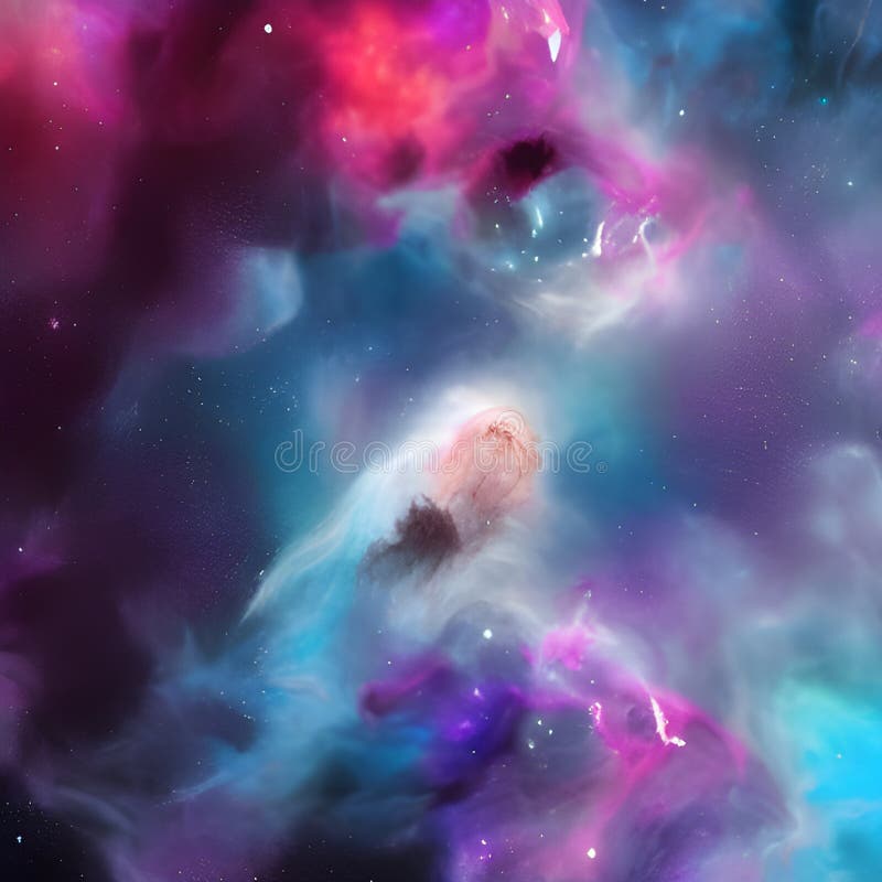 Galaxy Space Random Background, Nebula Light Sky, Abstract Element ...