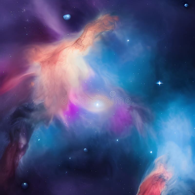 Galaxy Space Random Background, Nebula Light Sky, Abstract Element ...