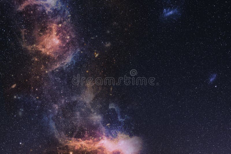 Galaxy in Space Textured Background Stock Image - Image of nature ...