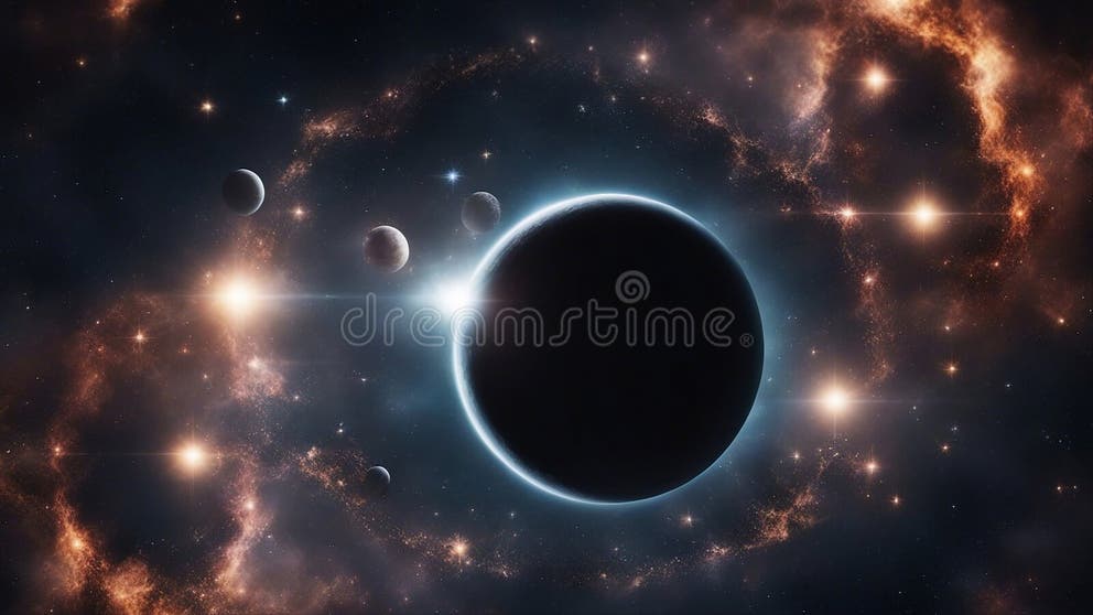 Galaxy in Space Wide Panel of Outer Space with Many Different Stars ...