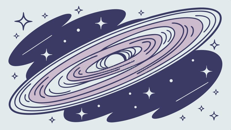 Galaxy Spiral Design, Space, Cosmos, and Abstract Universe Art Vector ...