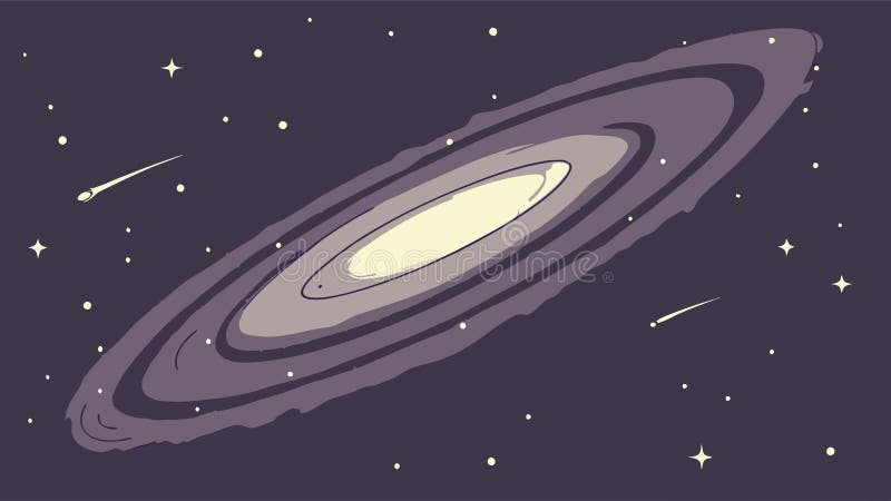 Galaxy with Stardust, Cosmic Celestial Background, Space Vector Design ...