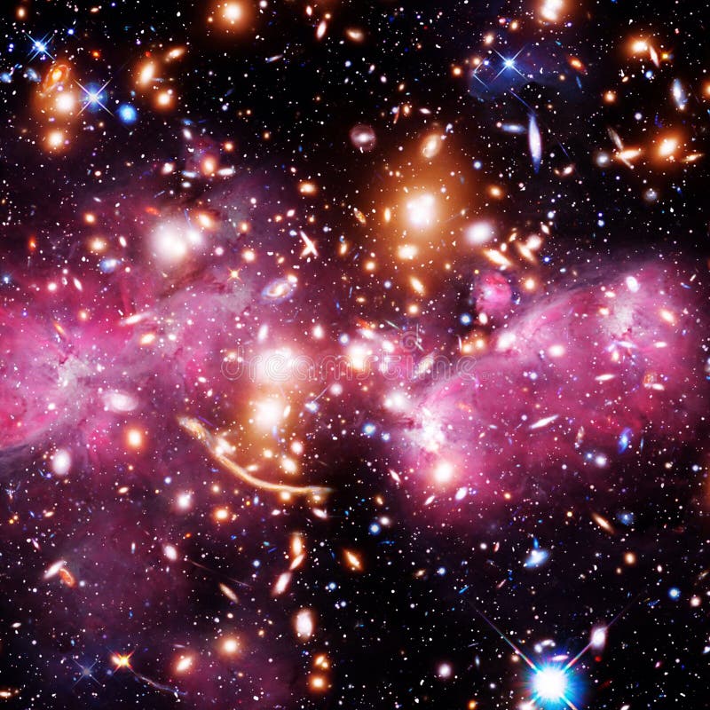 Galaxy and Stardust. the Elements of this Image Furnished by NASA Stock ...