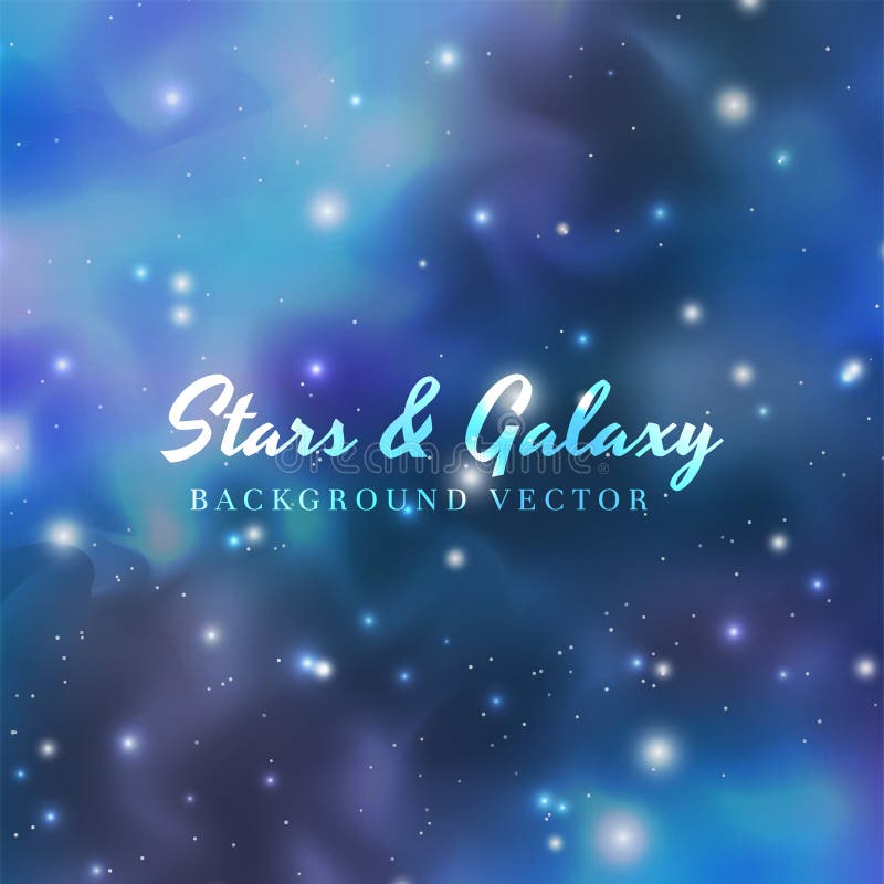 Galaxy Starry Abstract Square Background Design Stock Vector ...