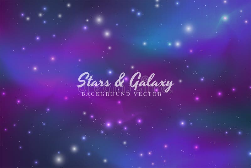 Galaxy Starry Background Design Stock Vector - Illustration of nebula ...