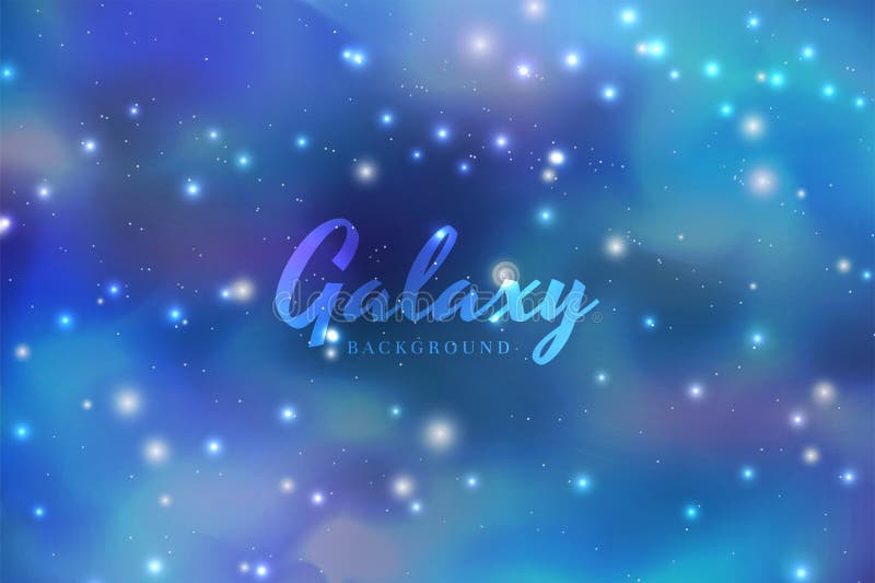 Galaxy Starry Background Design Stock Vector - Illustration of planet ...