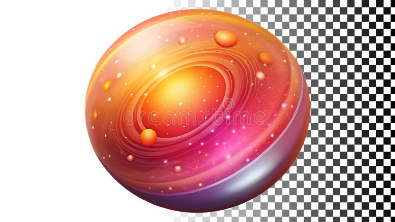 Galaxy Swirl Abstract Shape, Cosmic Design, Vibrant Universe Element ...