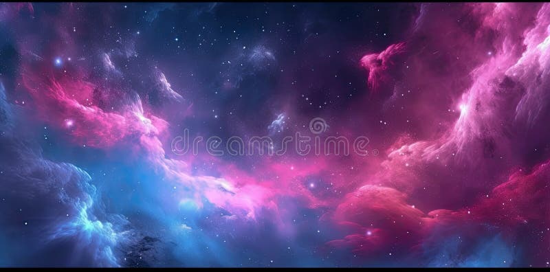 Galaxy Texture with Stars and Beautiful Nebula in the Background, in ...