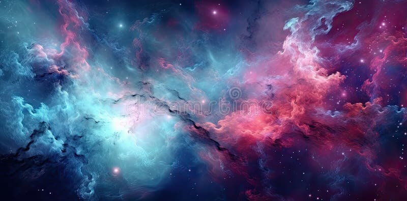 Galaxy Texture with Stars and Beautiful Nebula in the Background, in ...