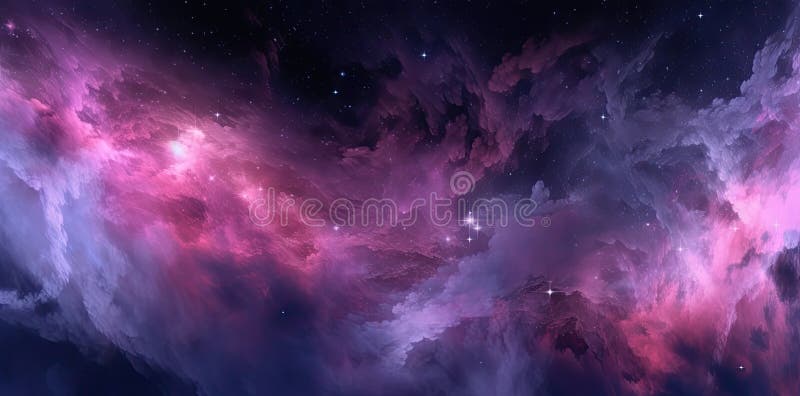 Galaxy Texture with Stars and Beautiful Nebula in the Background, in ...