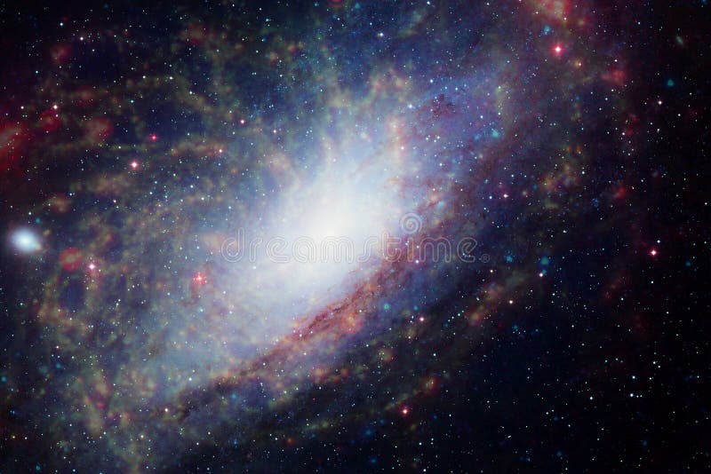 Galaxy Thousands Light Years Far Away from Earth Stock Image - Image of ...