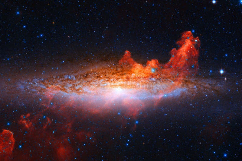 Galaxy Thousands Light Years Far Away from Earth Stock Photo - Image of ...