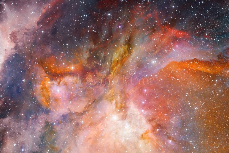 Galaxy Thousands Light Years Far Away from Earth Stock Illustration ...