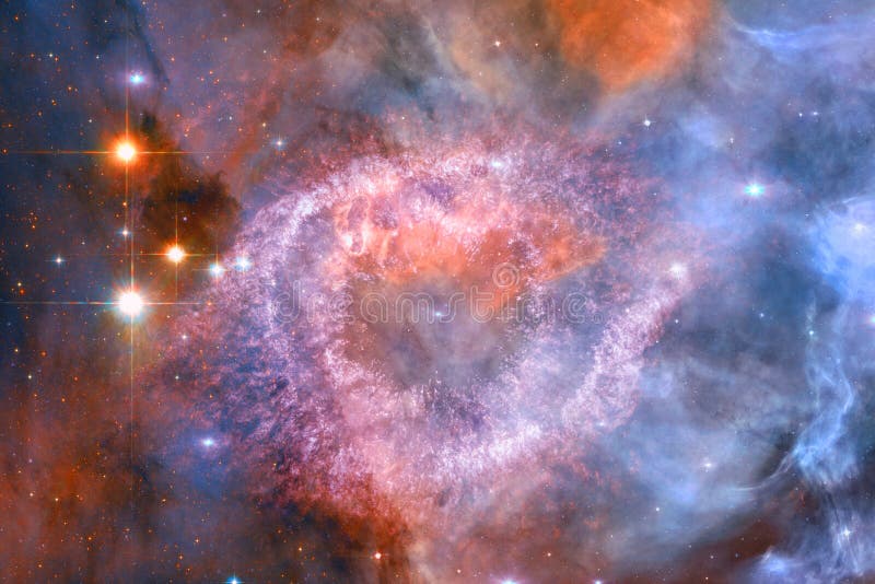 Galaxy Thousands Light Years Far Away from Earth Stock Photo - Image of ...