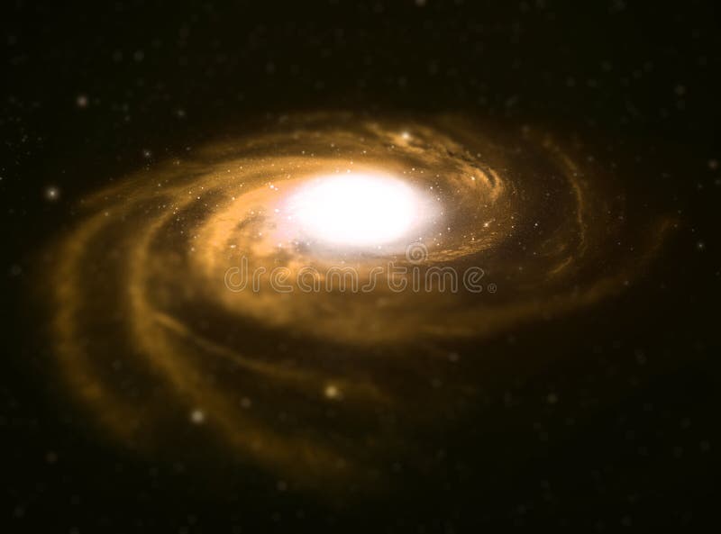 Galaxy with Tilt-shift Effect. Stock Illustration - Illustration of ...
