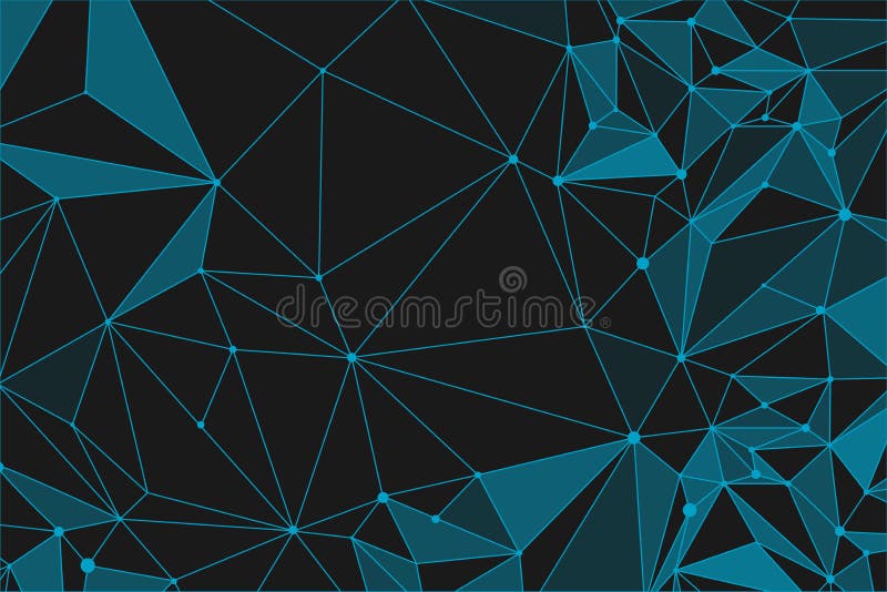 Galaxy Universe Ai. Biotechnology Grid with Dots Connection Stock ...