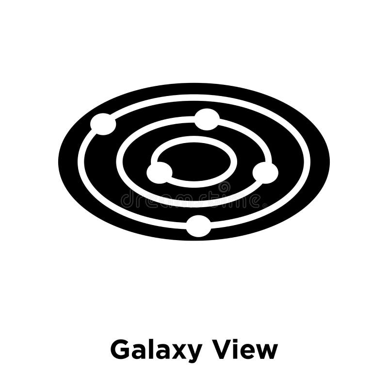 Galaxy Concept Vector Linear Icon Isolated on Transparent Background ...