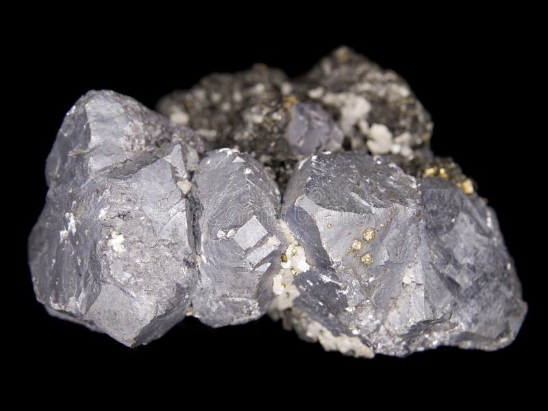 Galena crystals stock image. Image of mining, galena - 14466437