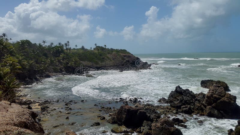 Galera Point, Toco, Trinidad and Tobago Stock Image - Image of rock ...