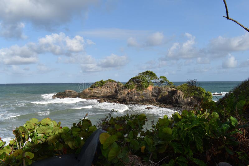 Galera Point, Toco, Trinidad Stock Image - Image of ocean, geology ...