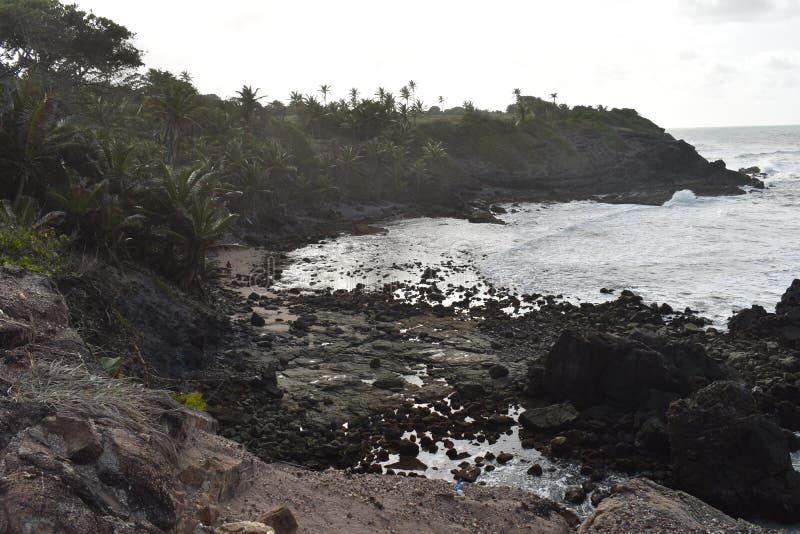Galera Point, Toco, Trinidad Stock Image - Image of rocky, trinidad ...