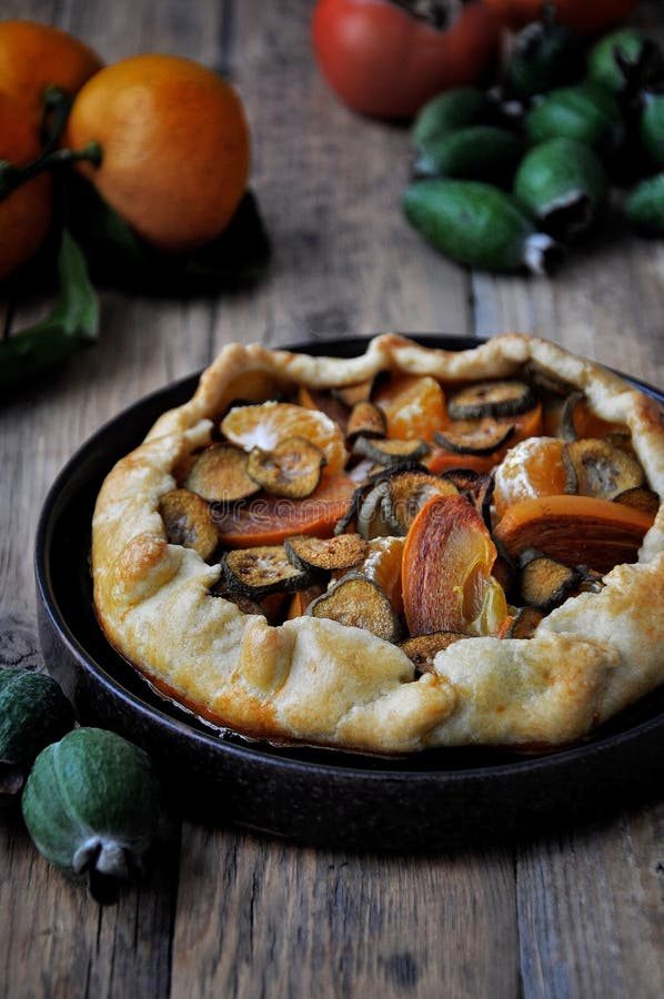 Galetta. Open fruit cake stock photo. Image of bakery - 104553846