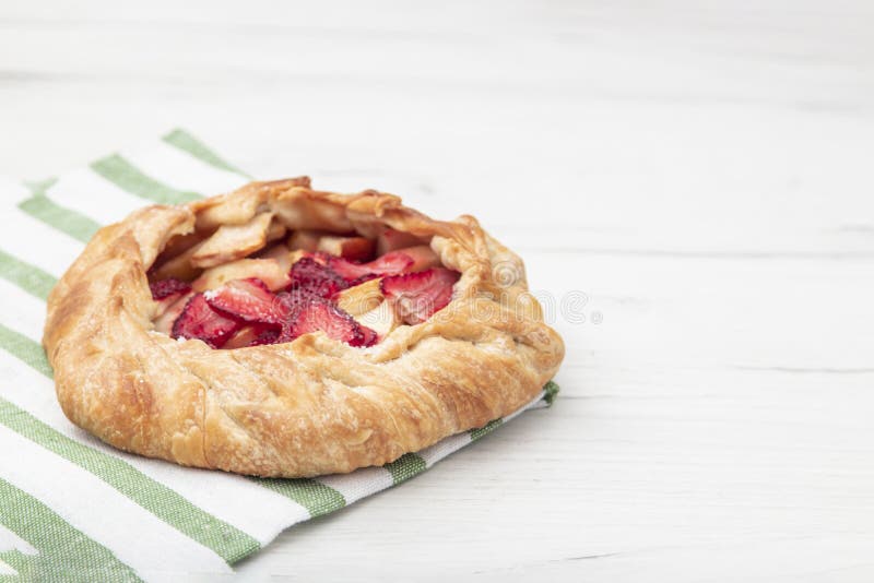 Galette De Recetas Paso A Paso O Pastel Con Fresa Receta Para Hacer