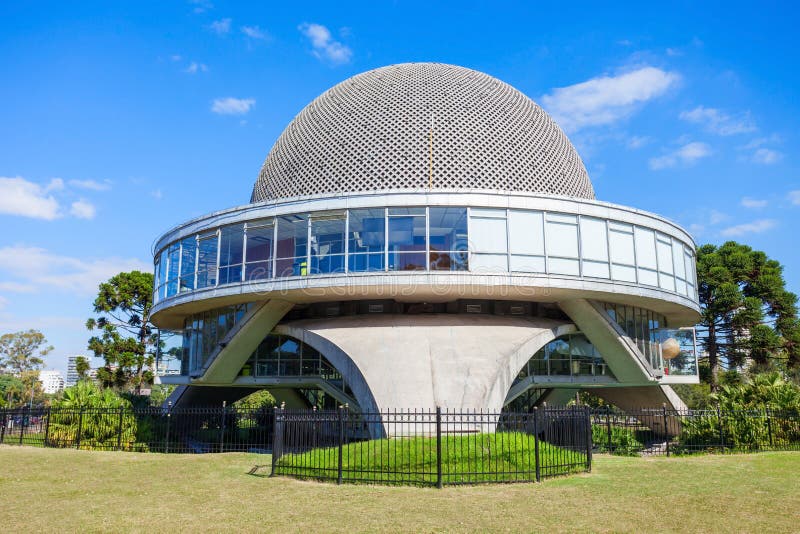 Planetario De Galileo Galilei En Buenos Aires En La Puesta Del Sol Fotografía editorial - Imagen ...