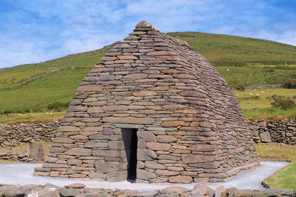 Gallarus Oratory stock photo. Image of scenic, boat, ancient - 16260430