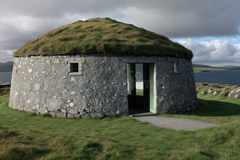Gallarus Oratory, Ireland stock illustration. Illustration of historic ...