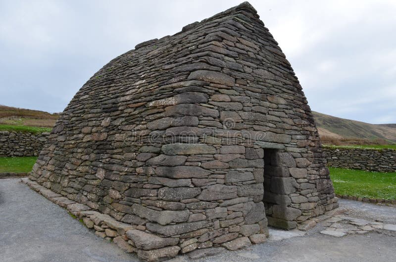 Gallarus Oratory Stone Building in Ireland Stock Photo - Image of fahan ...